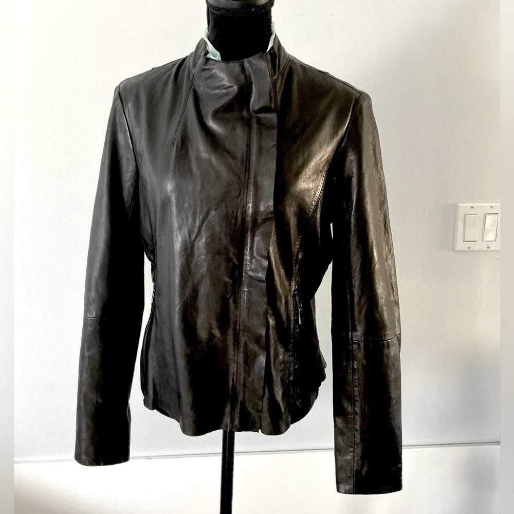 Stylish Bod&Christensen Leather Jacket - Gem